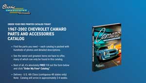 1967-2002 Chevrolet Camaro Restoration Parts Catalog