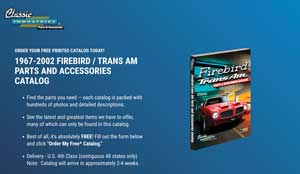 1967-2002 Firebird / Trans Am Restoration Parts Catalog